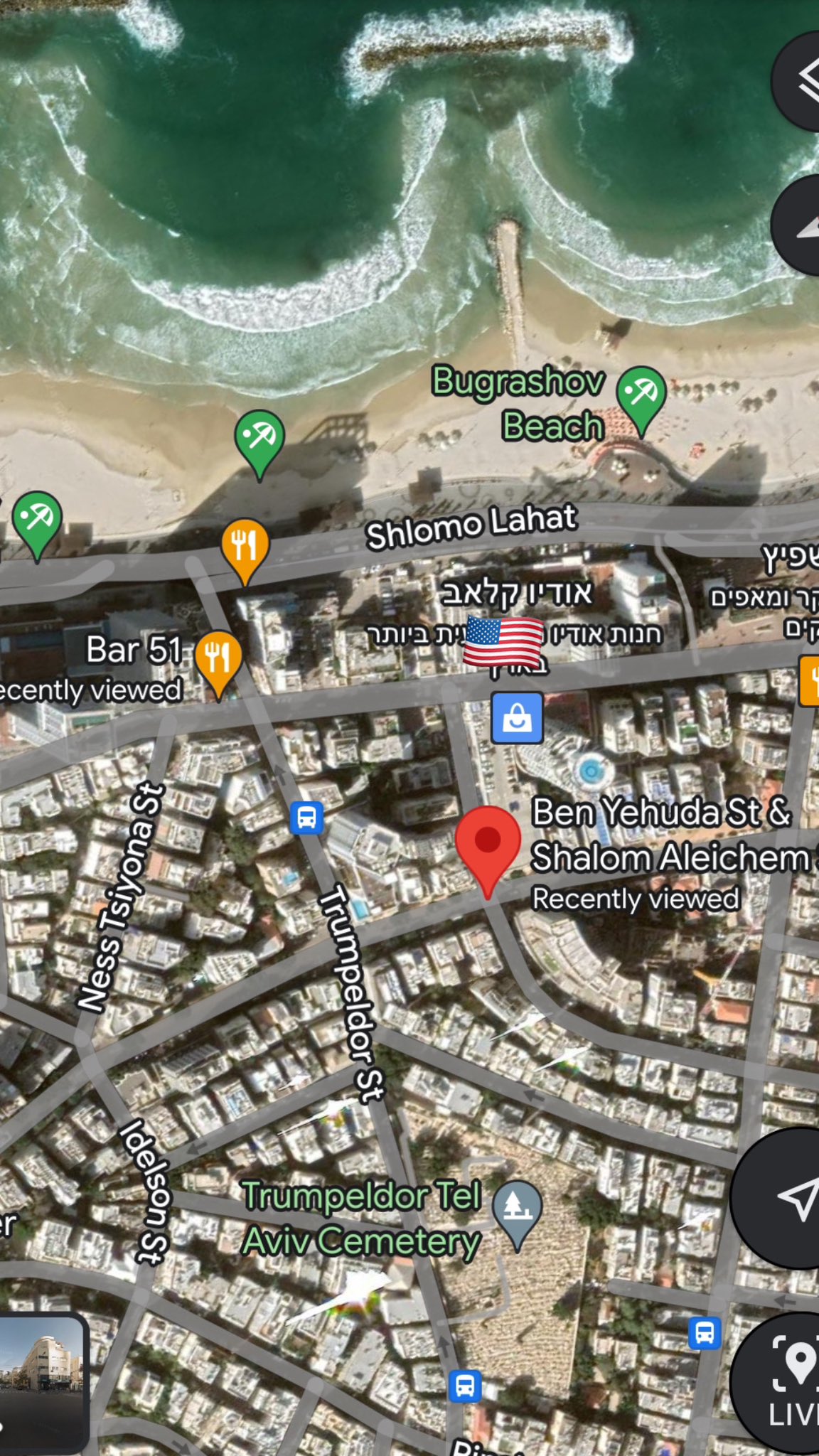 Map Of Tel Aviv Nightlife 23 Route: Schedules, Stops & Maps תל