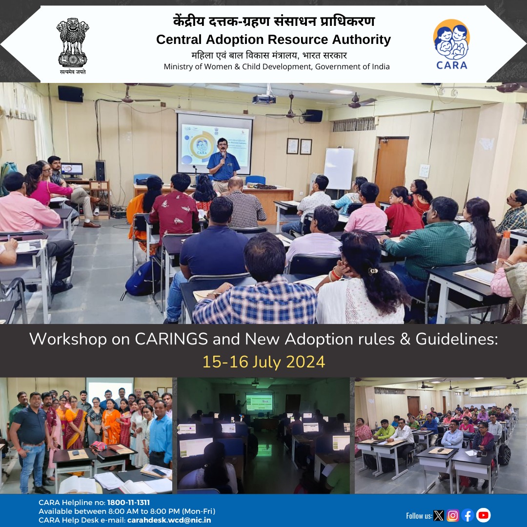 Central Adoption Resource Authority Logo Adoption Offers A Permanent,