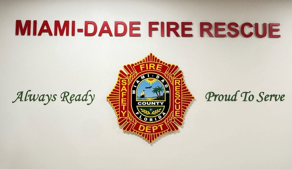 Transparent Miami Dade Fire Rescue Logo