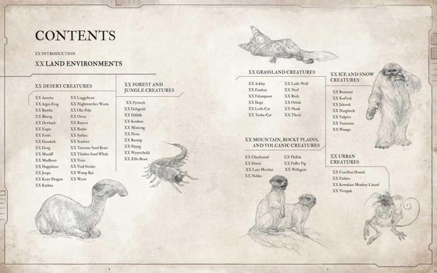 Lit - Books - Star Wars Bestiary Vol. 1 - Non-Sentient Species (Insight ...