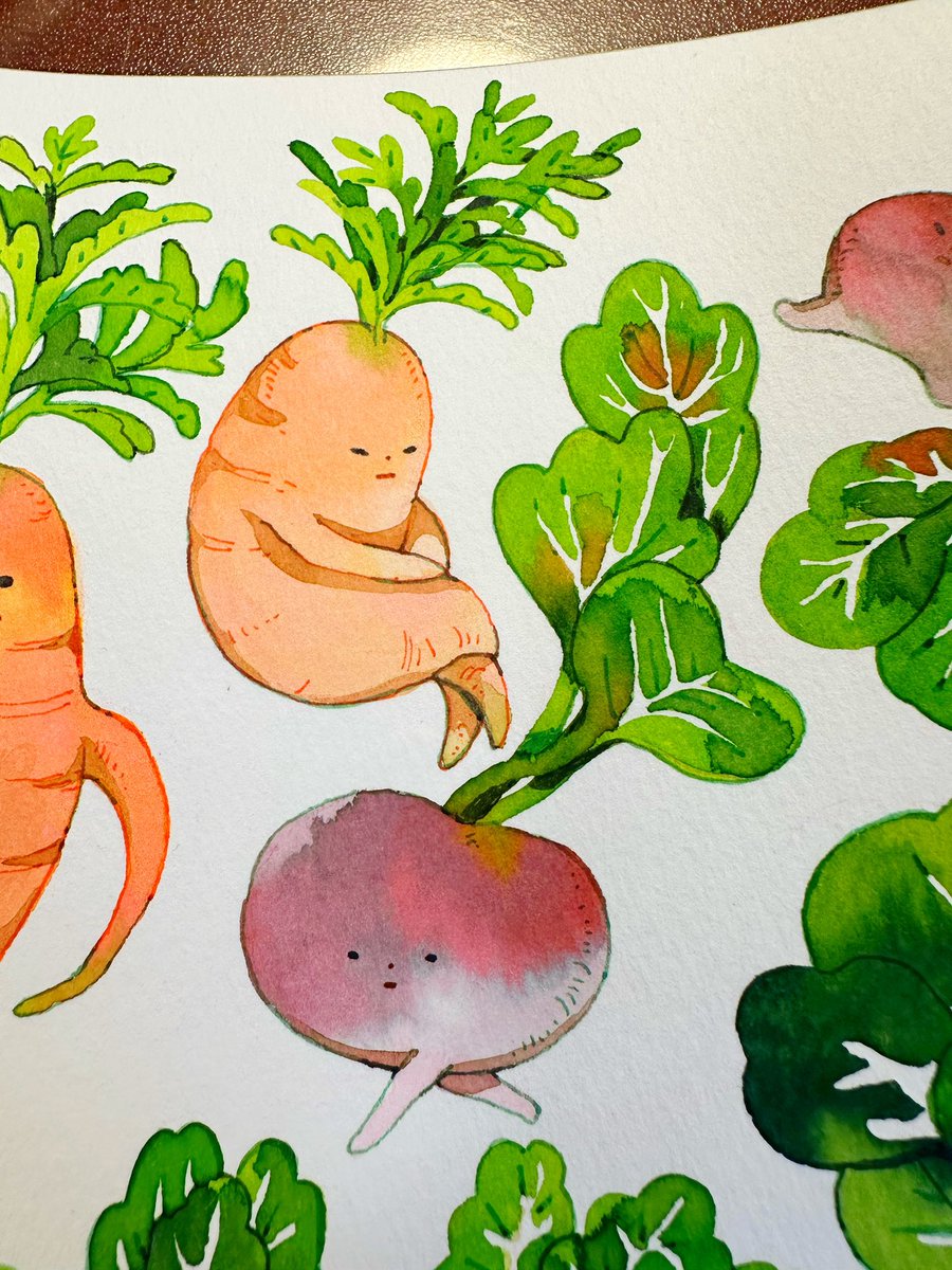 「Vegging out」|maru @ kawaiikon 832のイラスト