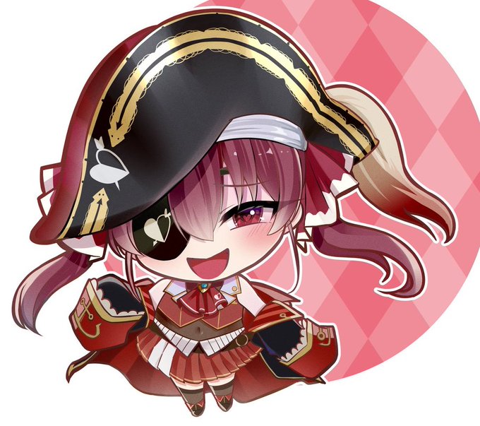Houshou Marine 1st Costume Bicorne Fan Art Popular