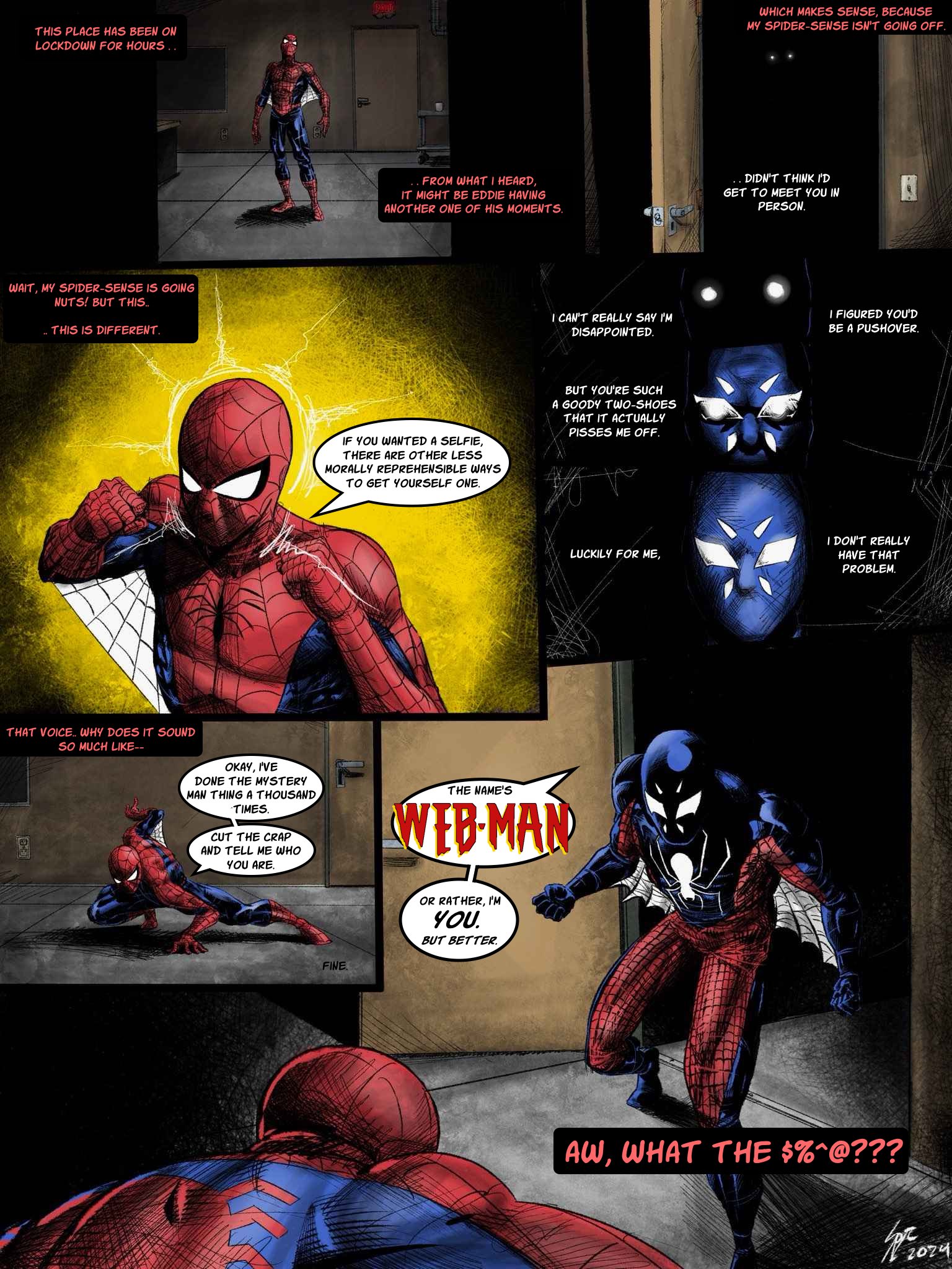 The Amazing Spider-Man Vs The Appalling Web-Man - Fours14 - Spider-Man (Comicverse) [Archive of ...