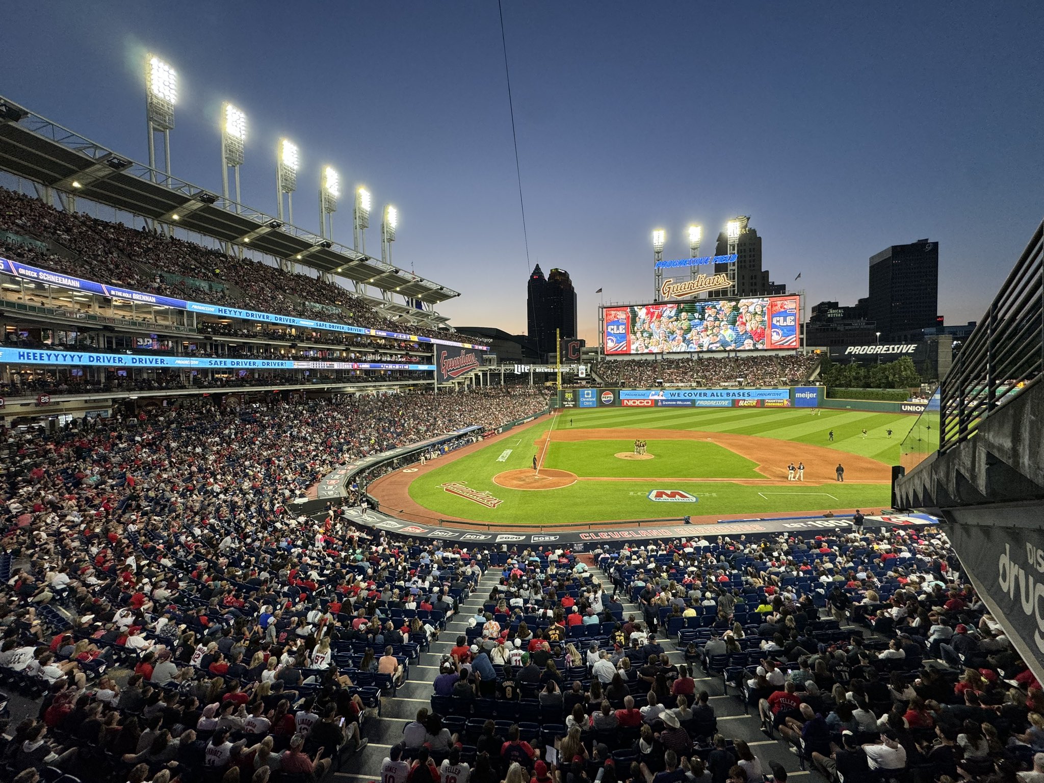 Night At Progressive Field