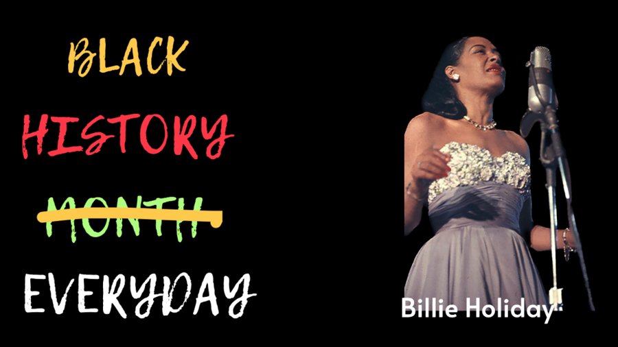 65 years ago today, jazz musician and singer-songwriter, Billie Holiday ...