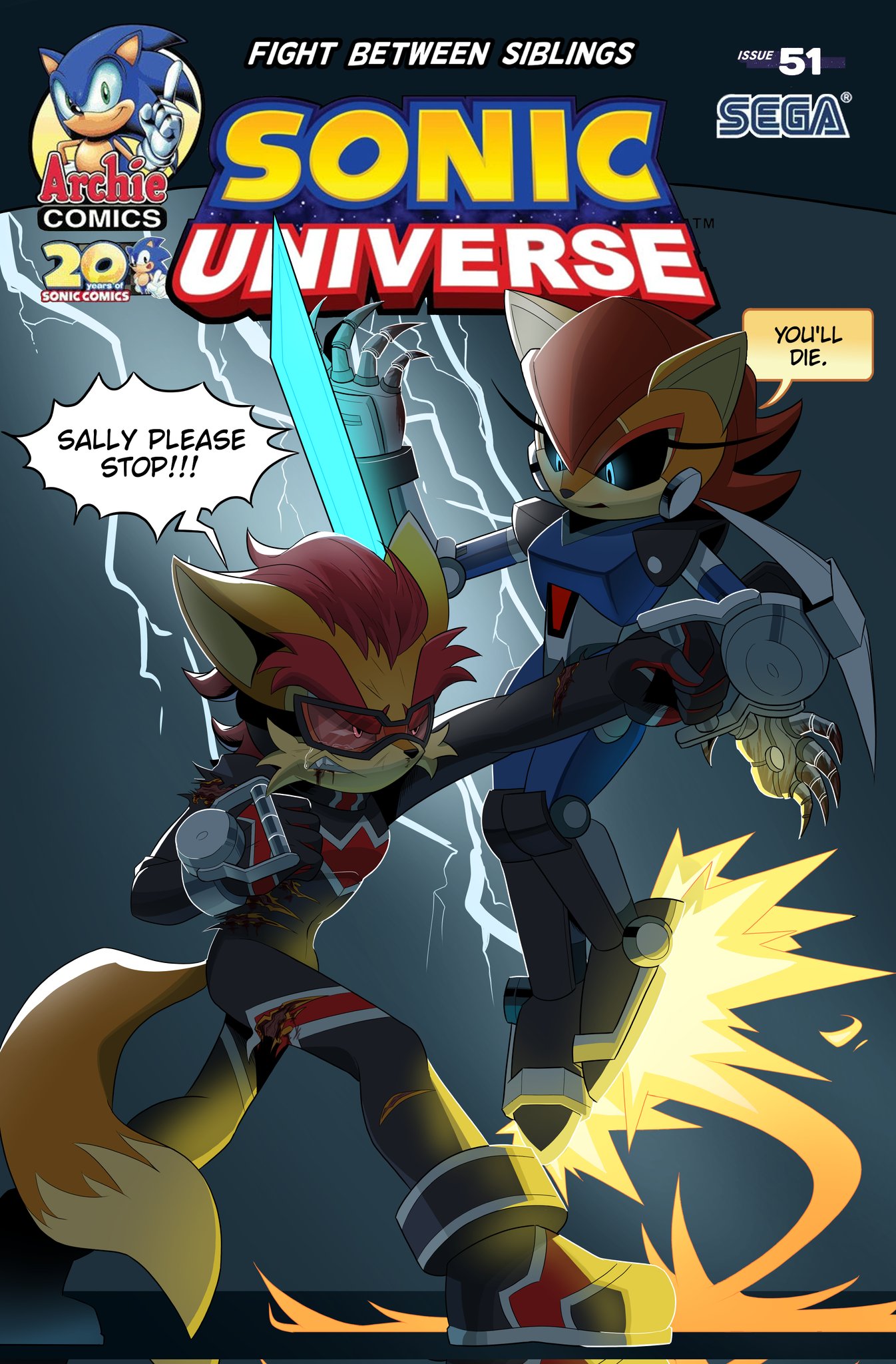 Mecha Sally Mecha Sally Vs Iron Nicole By SlashySmiley - Fur Affinity