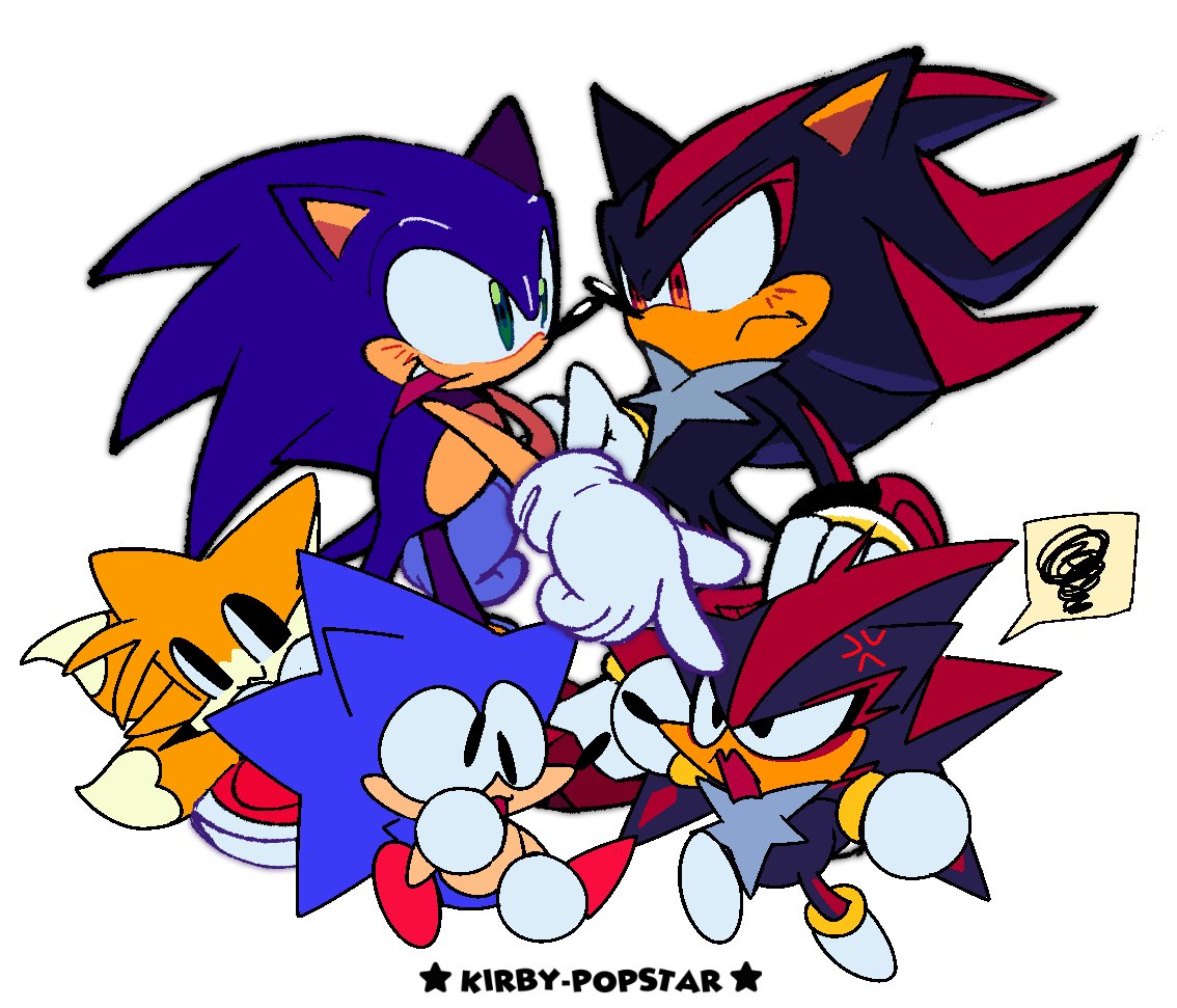 シャドウ・ザ・ヘッジホッグ ,ソニック 「Sonic, Shadow and the viruses! #Sonk」|Kirby ...