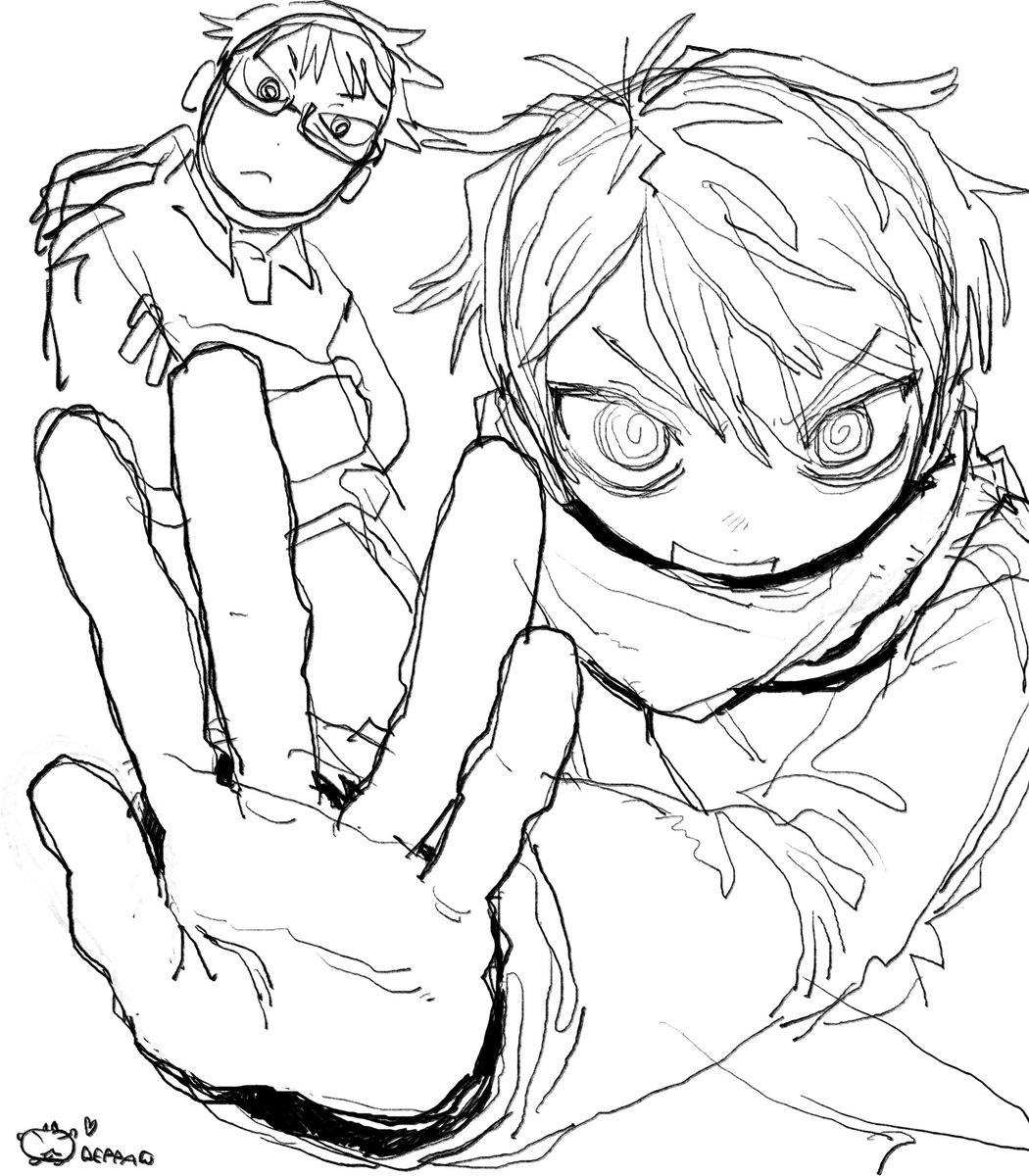 「skebラフ」DEPPA🦷の漫画