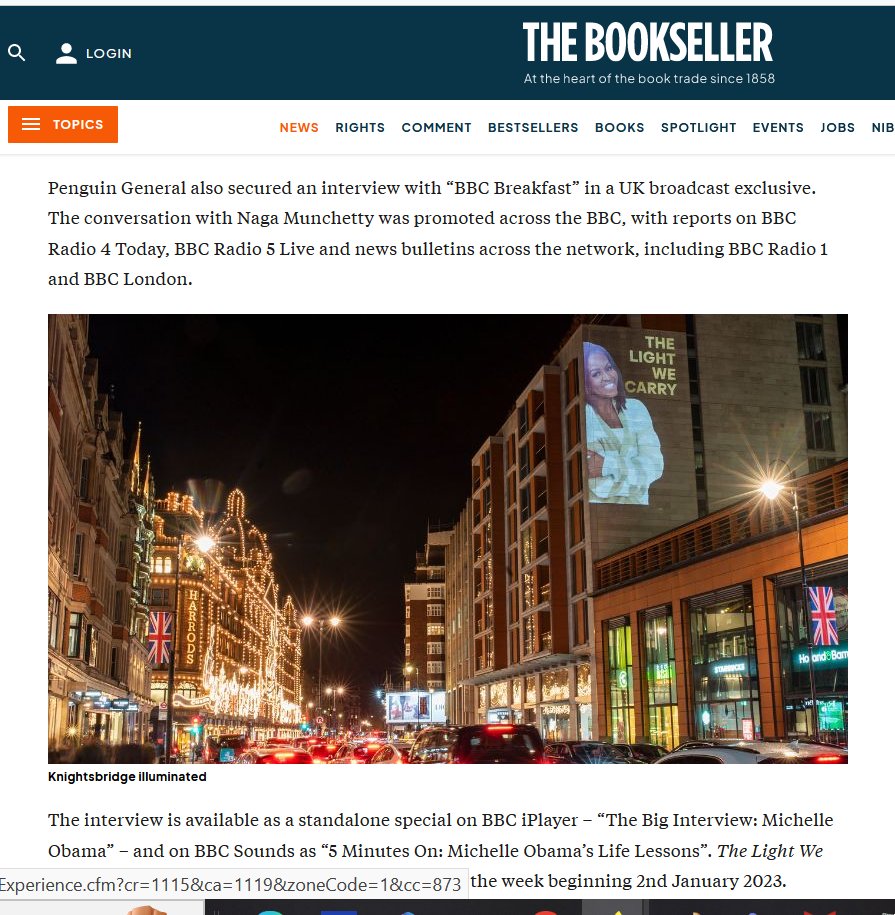 NYT, 2023 : Michelle Obama’s Secret Style Weapon Known in some quarters ...