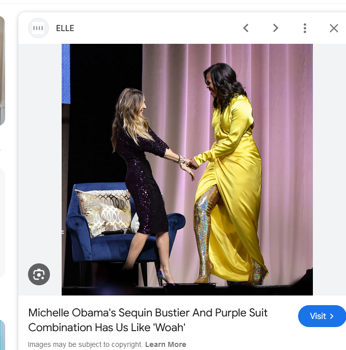 NYT, 2023 : Michelle Obama’s Secret Style Weapon Known in some quarters ...