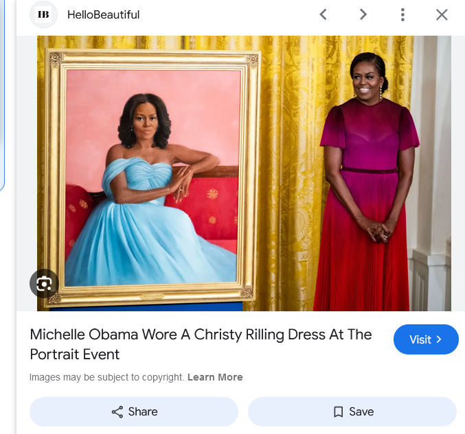 NYT, 2023 : Michelle Obama’s Secret Style Weapon Known in some quarters ...