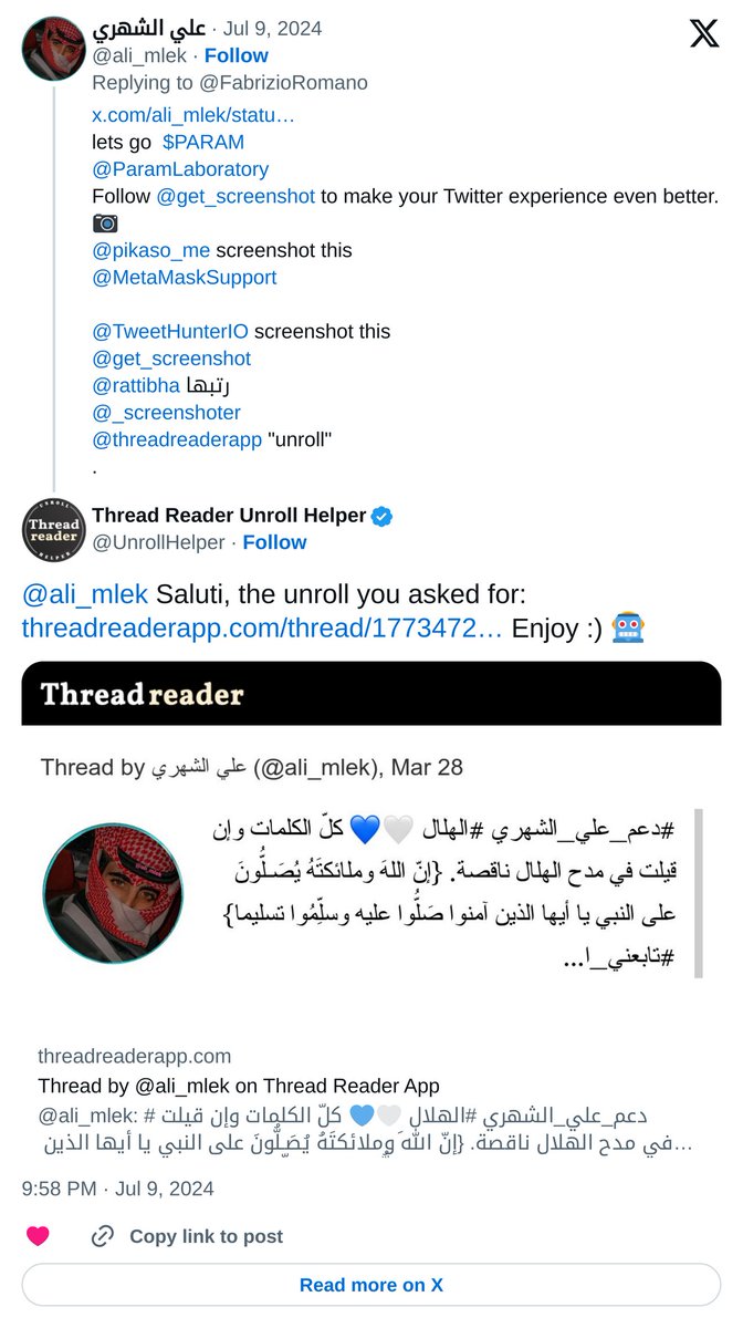 Screenshot Bot's Threads – Thread Reader App