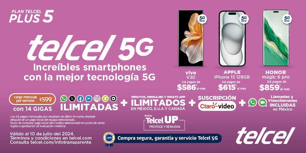 Planes Telcel Planes De Renta | Smartcel R7 | Distribuidor Autorizado