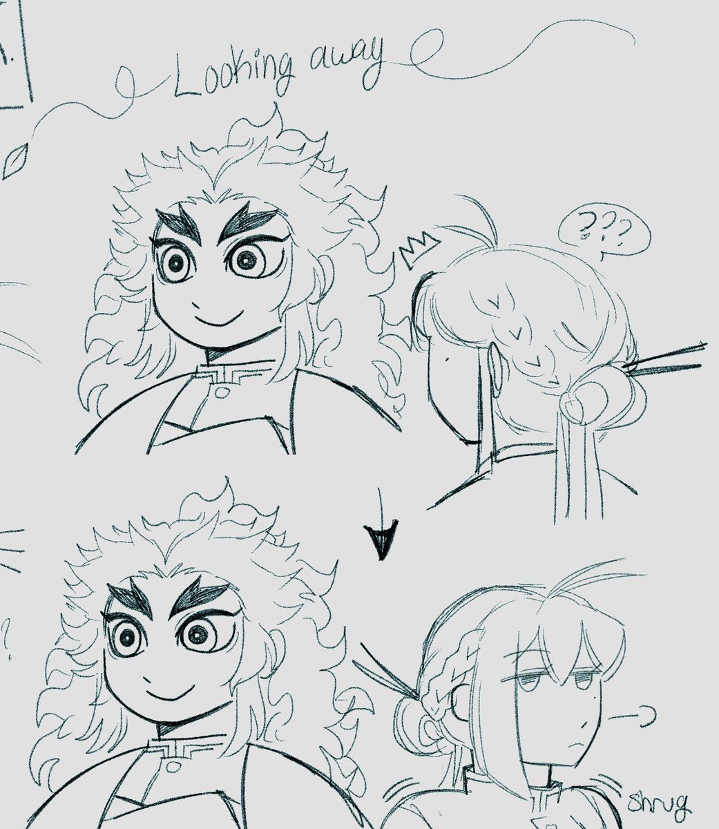 🔥🧪 Oc x canon! RenKae! Kaede’s first appearance! Kyojuro Rengoku is ...