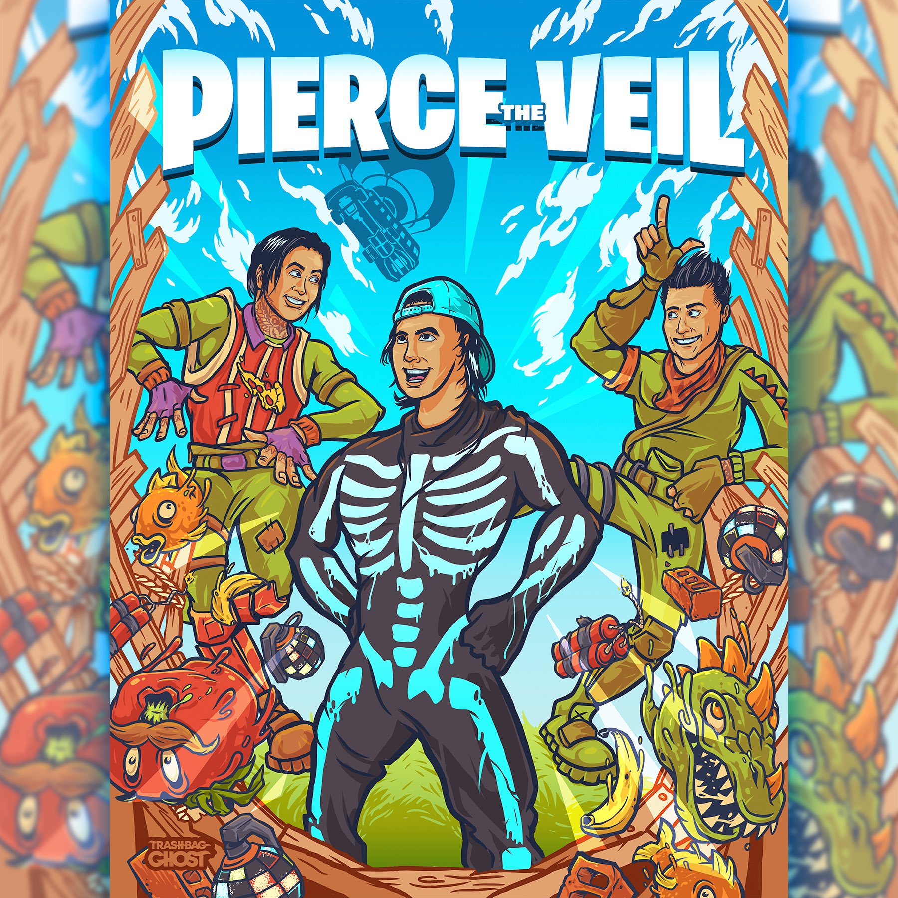 Pierce The Veil Cartoon