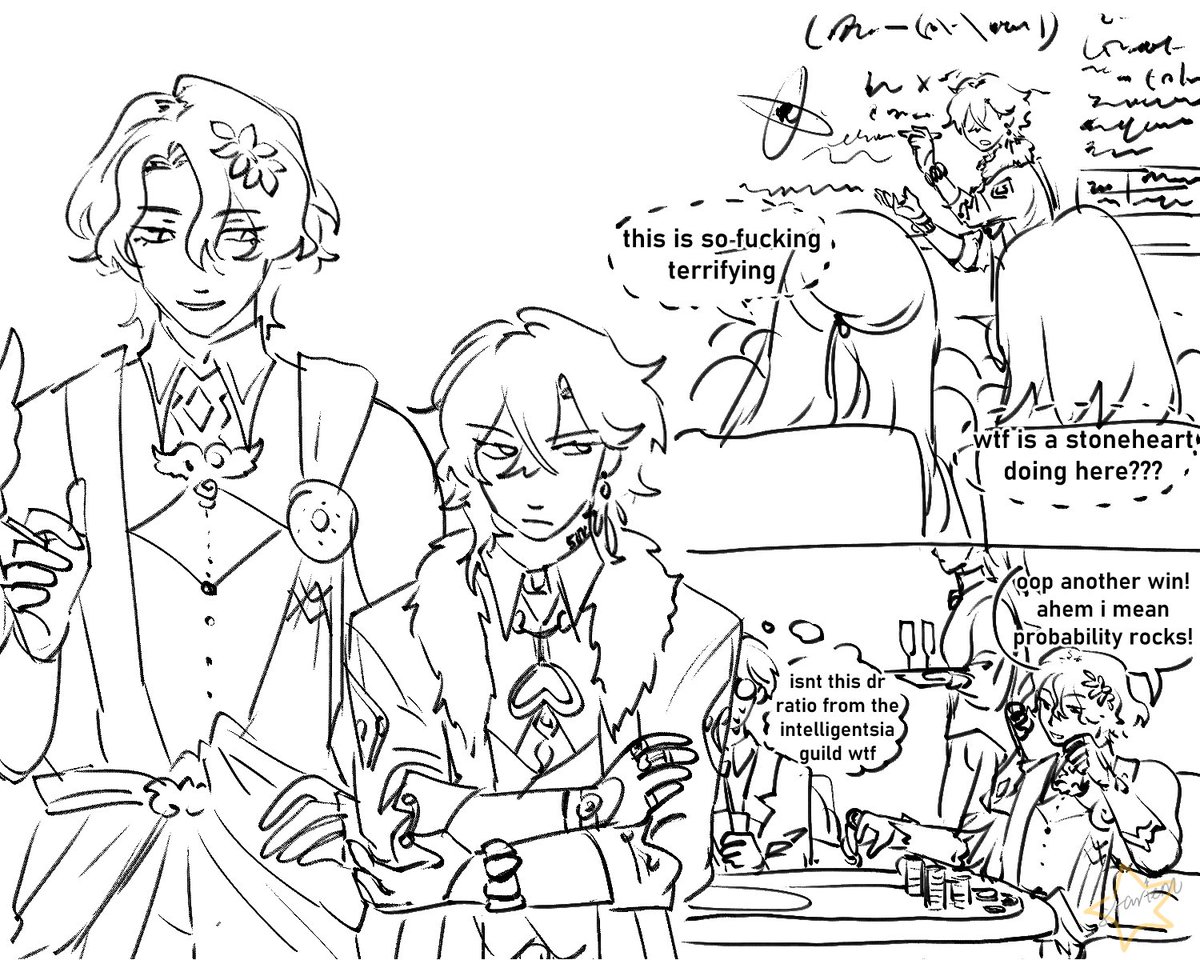 「subtle differences (not very subtle at all) 」stariemの漫画