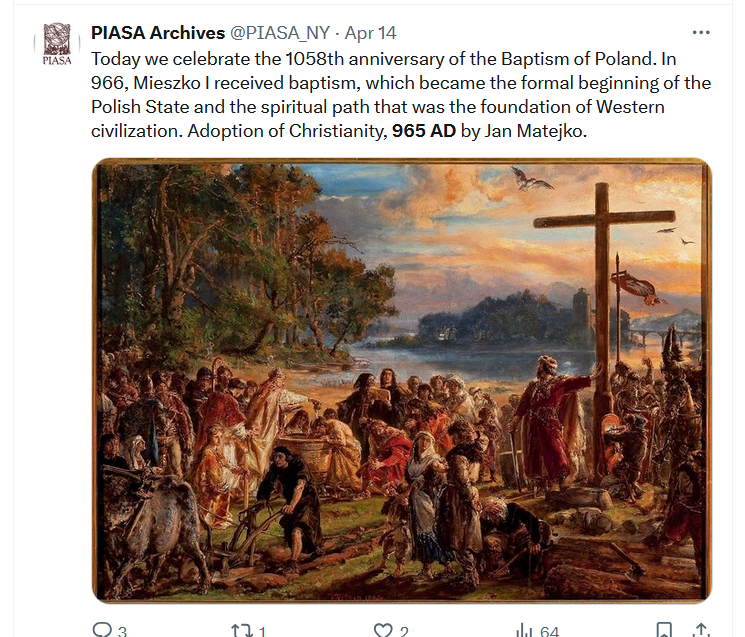 "Found in the 10th Century, the Rune Stones of Jelling portrayed Christ ...