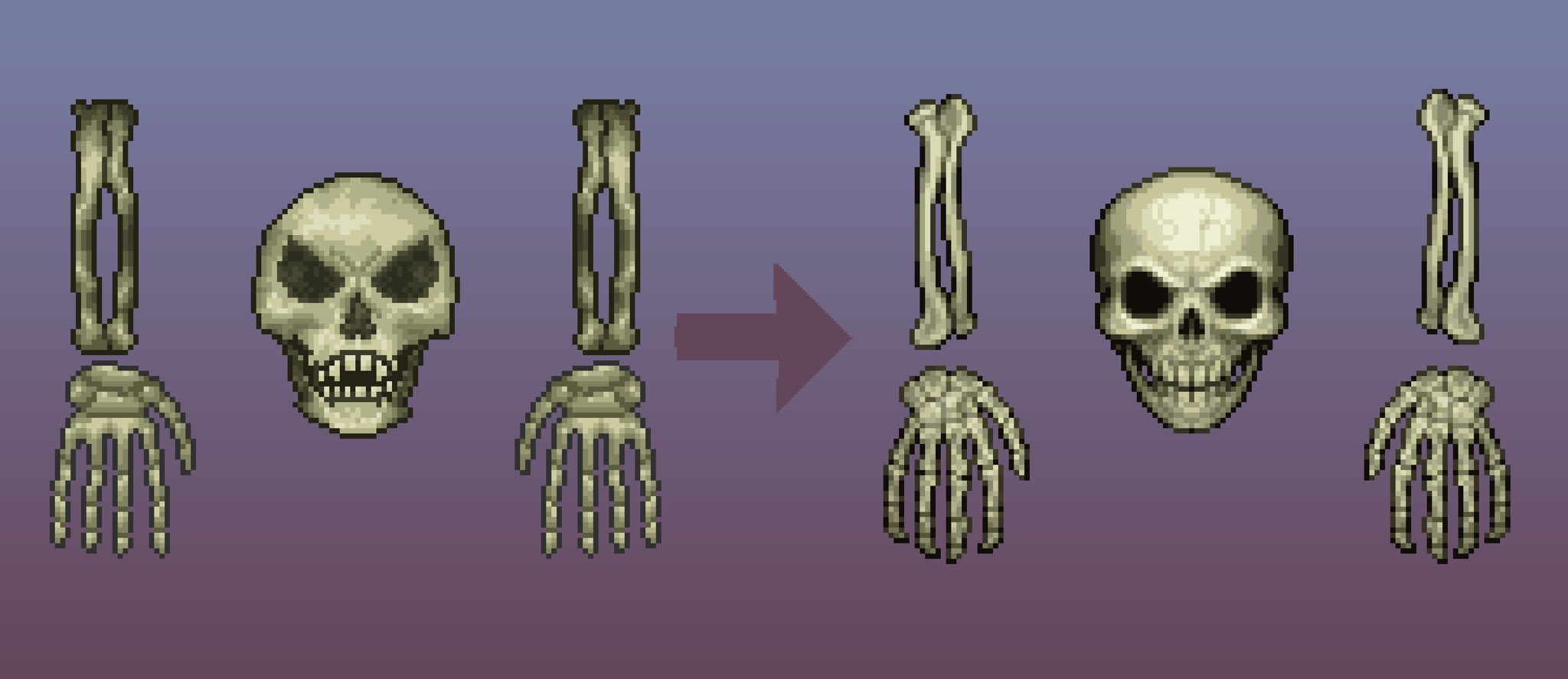 Skeletron Terraria Terraria Deluxe Skeletron Action Figure Pack | EBay