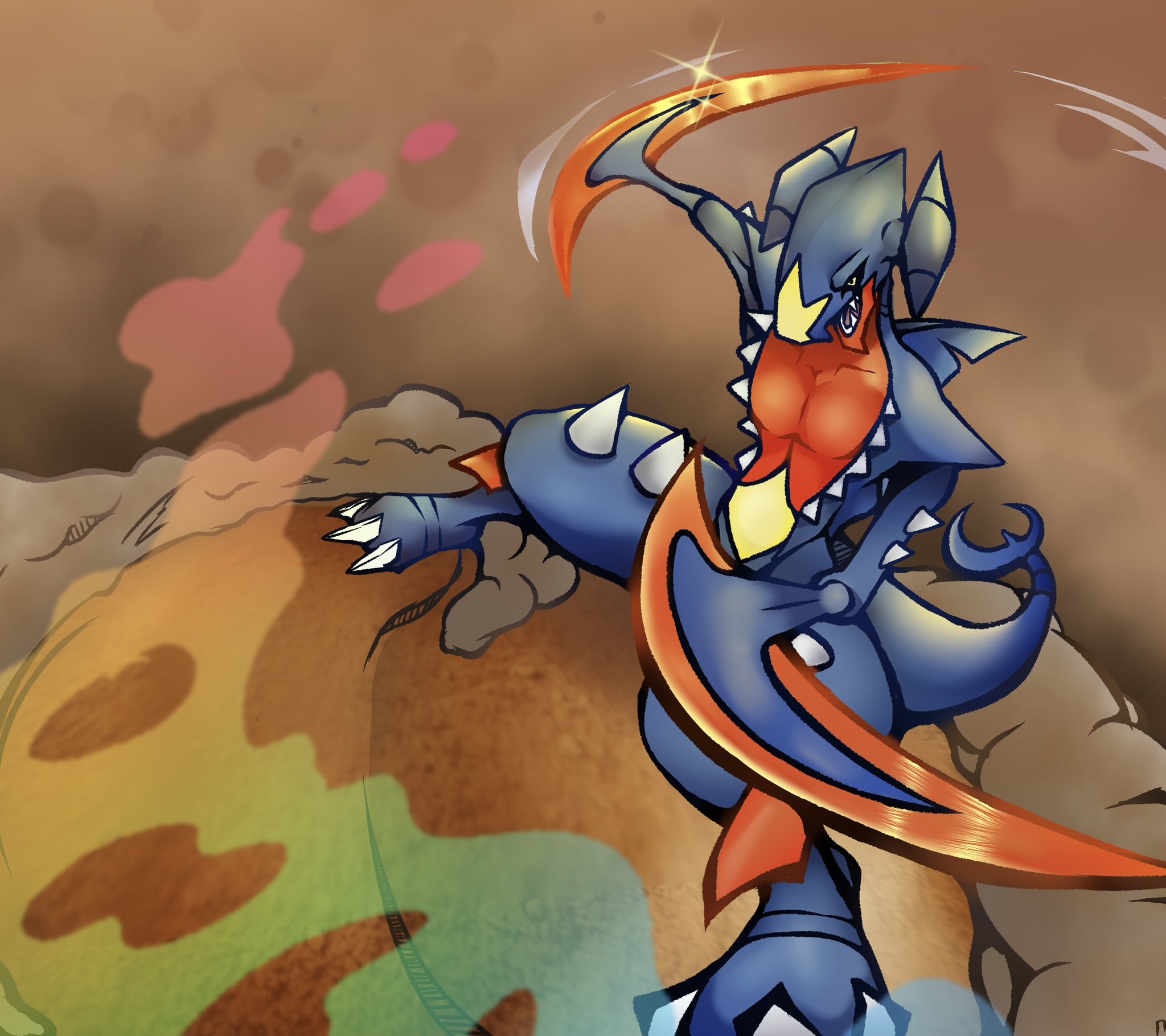 Garchomp Mega Evolution MEGA GARCHOMP EX