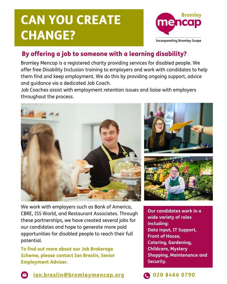 Bromley Mencap - Supporting Disabled People