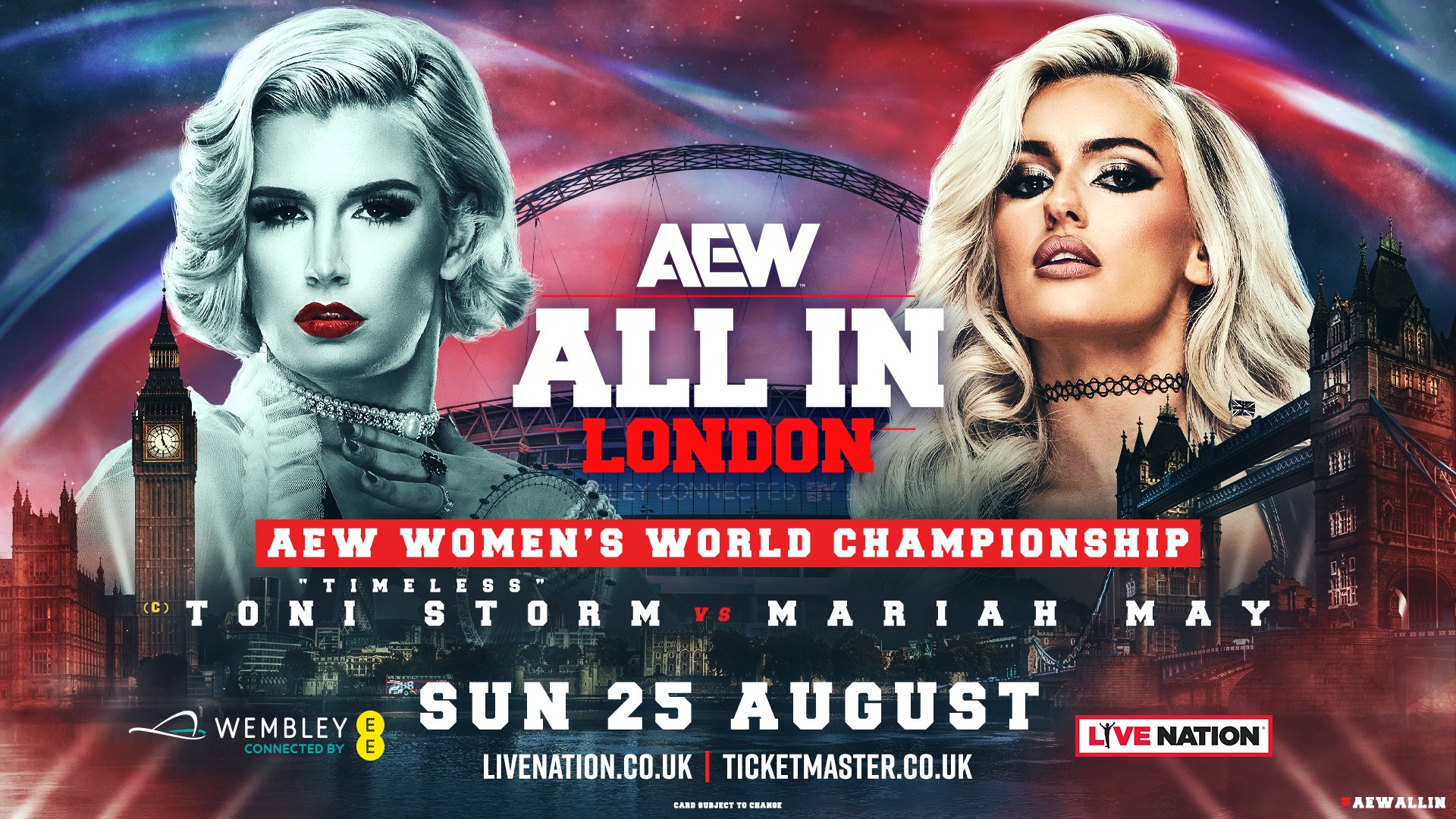 Cartelera AEW All In 2024 - TIM Wrestling