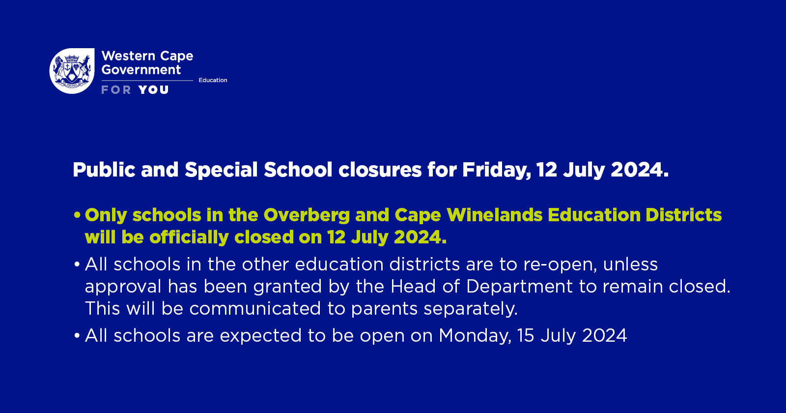 Western Cape Government Education Logo Developing Reading Skills At An