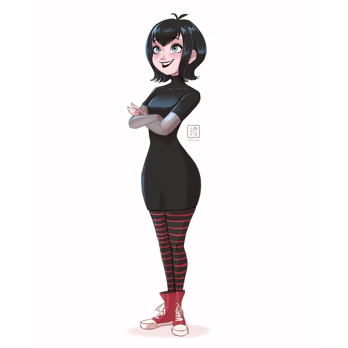 How To Draw Mavis Dracula