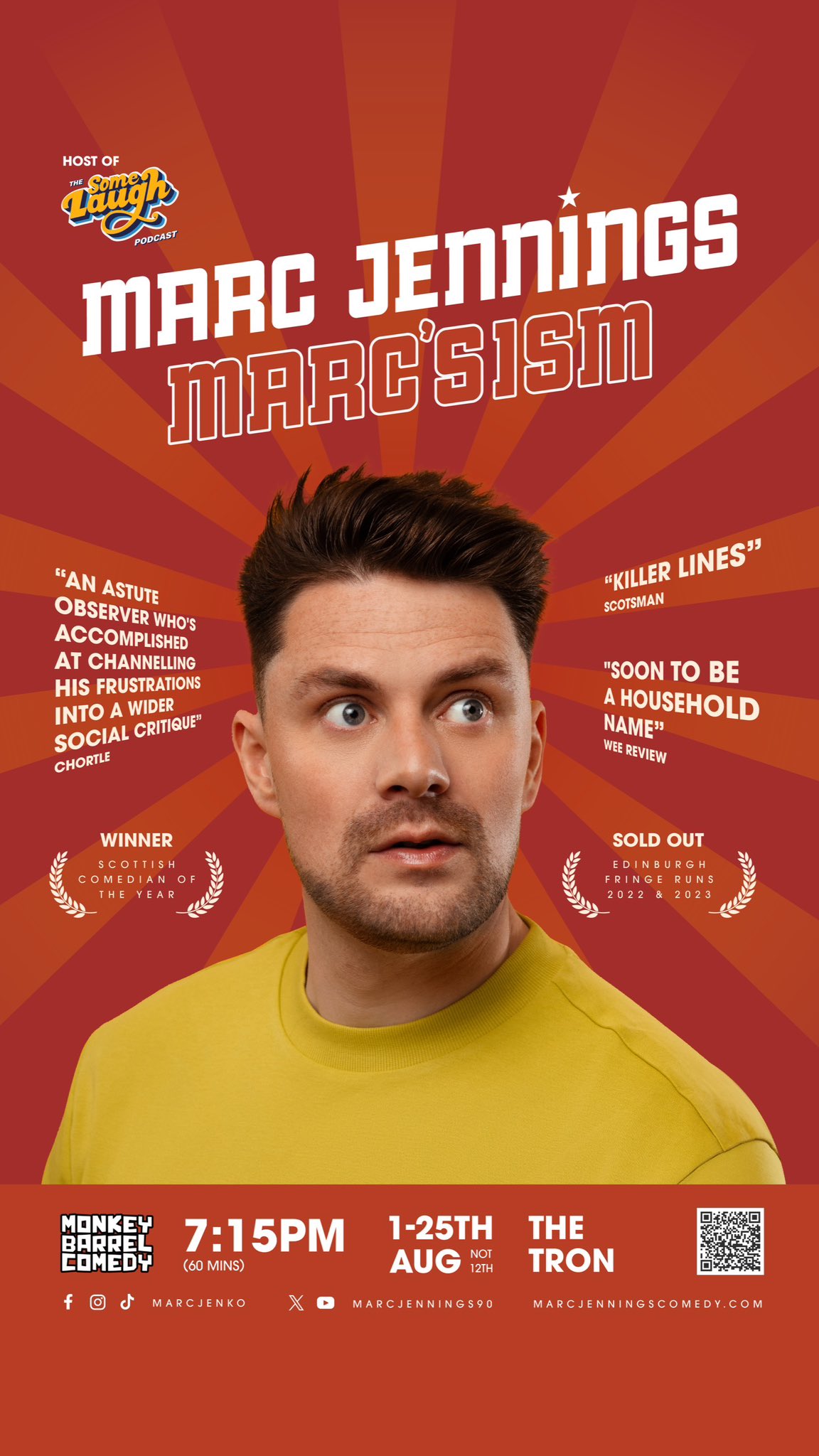 Observer Fringe Poster The Observer, September From Fringe Portrait