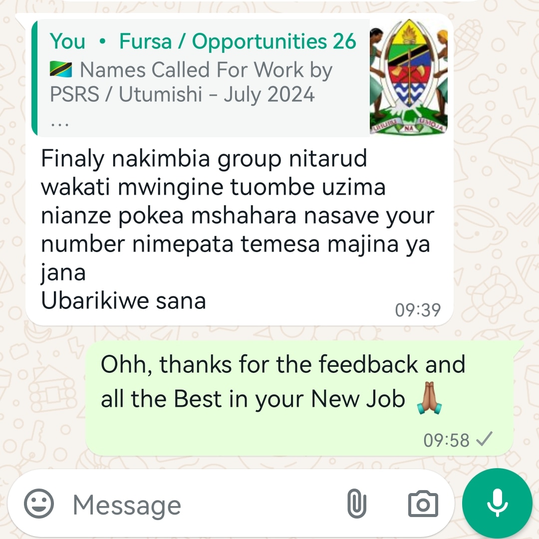 Fursa | Opportunities 🇹🇿 (@fursa_kazi) / Posts / X