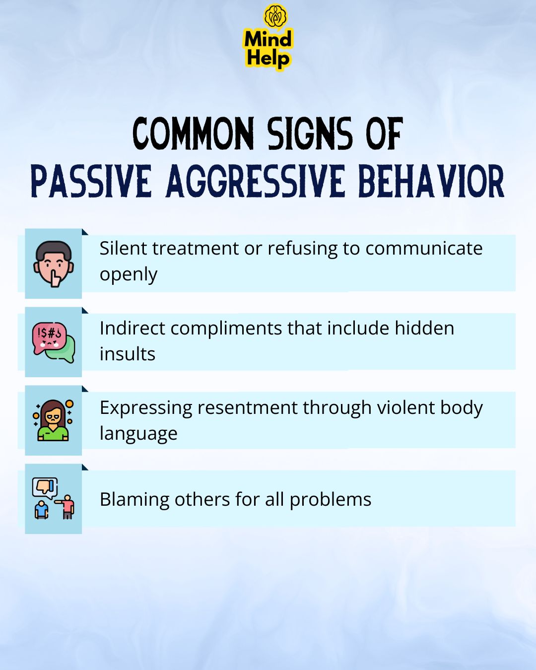 Passive Aggressive Behavior Symptoms Am I Passive Aggressive? 12 Signs