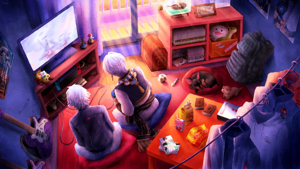 「いつ会っても昨日の続きどこまで行っても等身大#KuzuArt #絵ブラヒム 」|日十八 澄のイラスト