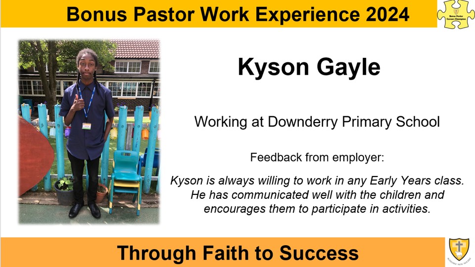 Principal's Welcome - Bonus Pastor Catholic College