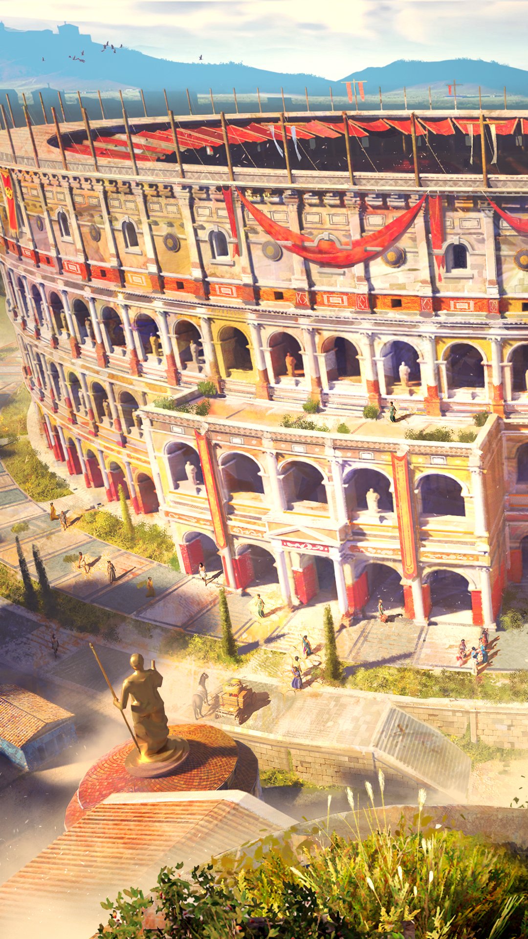 Roman Wallpaper Vii By