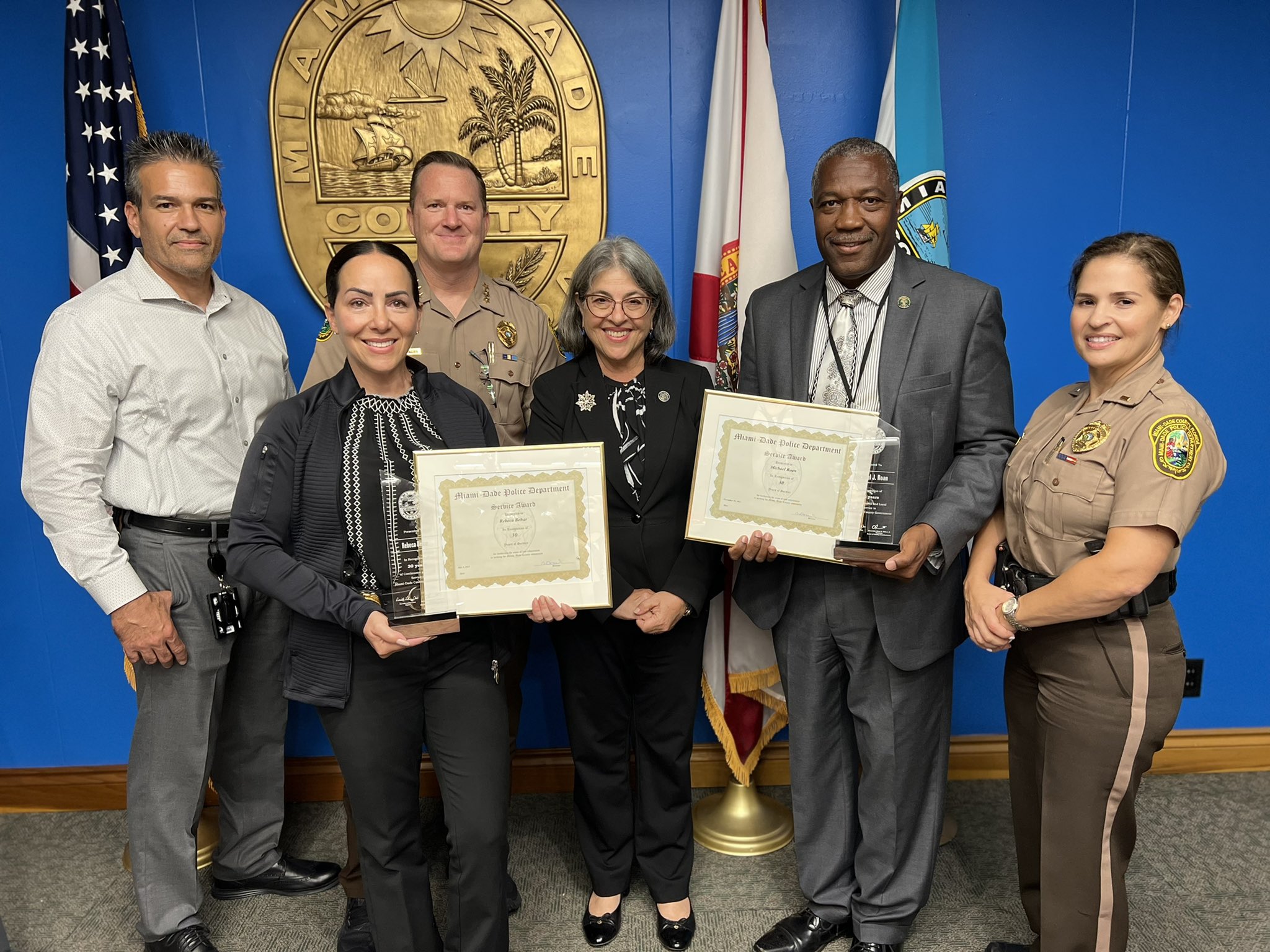 Miami Dade Police Ribbons