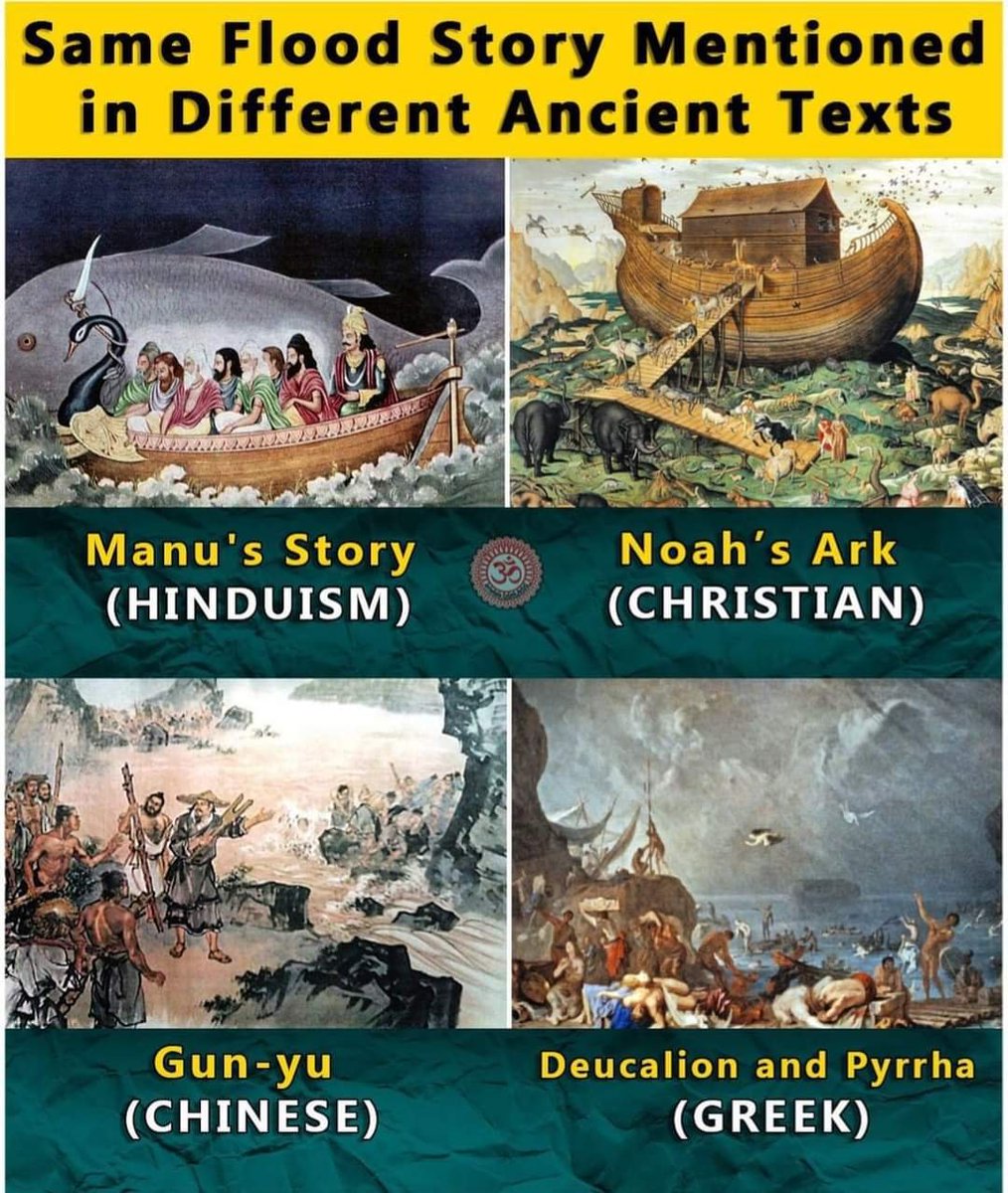 One of the greatest Inter-Religion Legend is that of the Great Flood ...