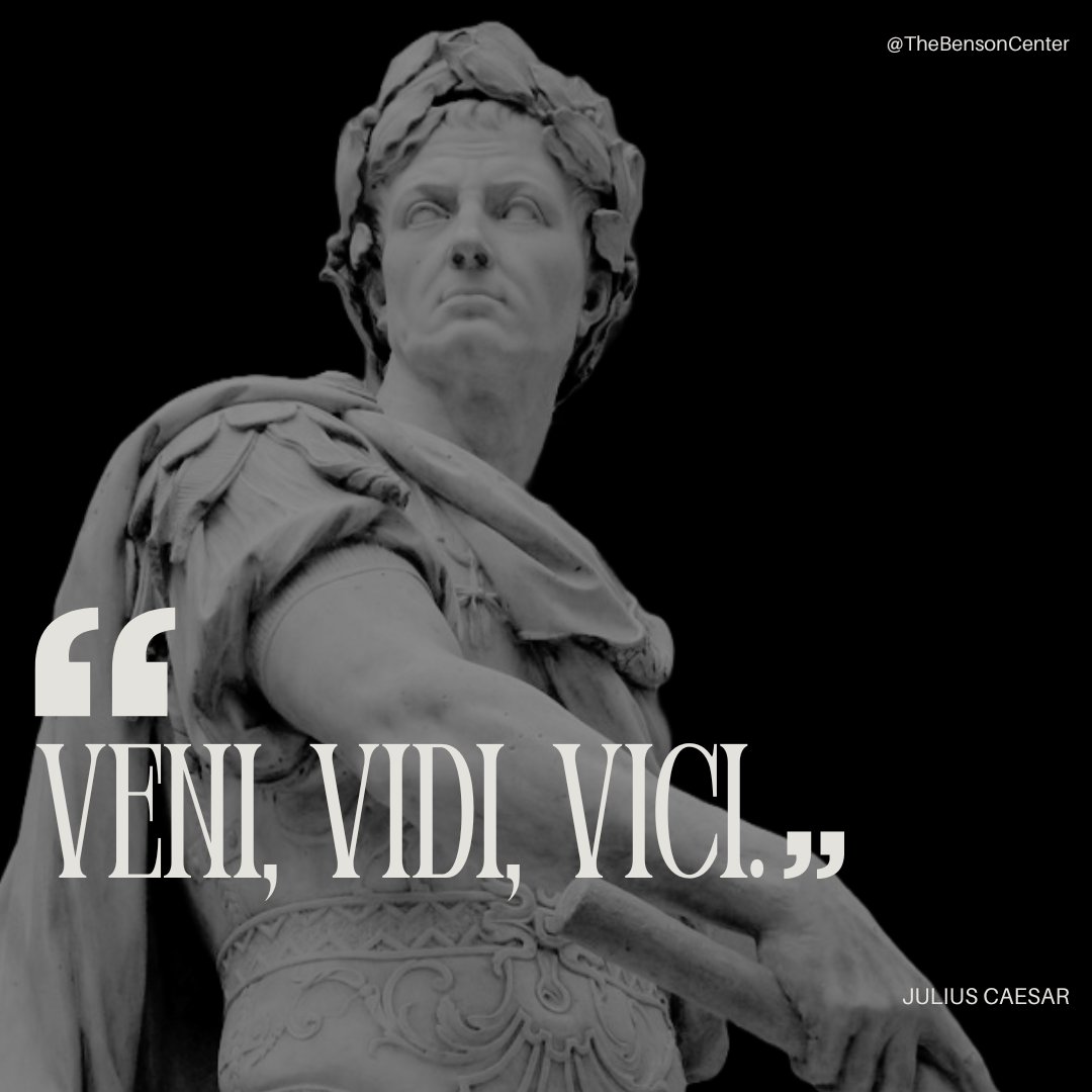 Julius Caesar I Came I Saw I Conquered Bleeding Yankee Blue: CAPTURING