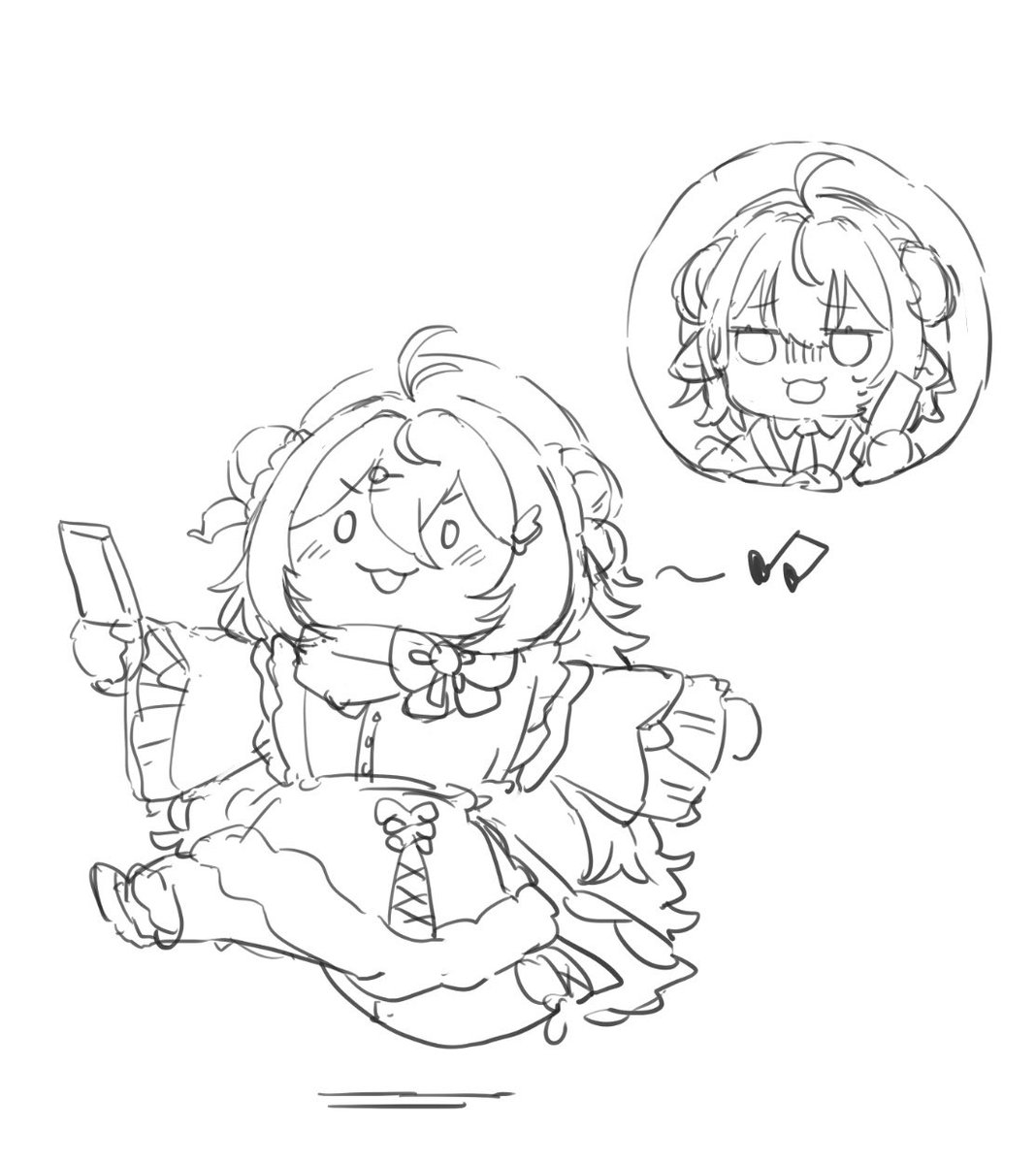 「たのしそう…( ˘ω˘)φ 」紺堂@C106日曜西た-07aの漫画