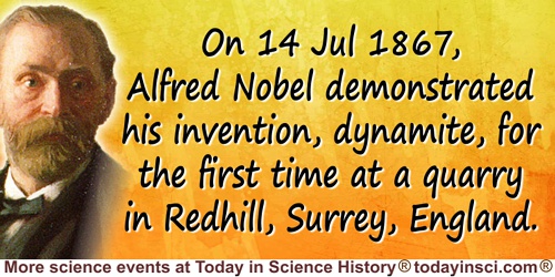 Alfred Nobel Dynamite Quotes