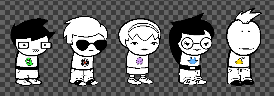 Homestuck Beta Kids Sprites