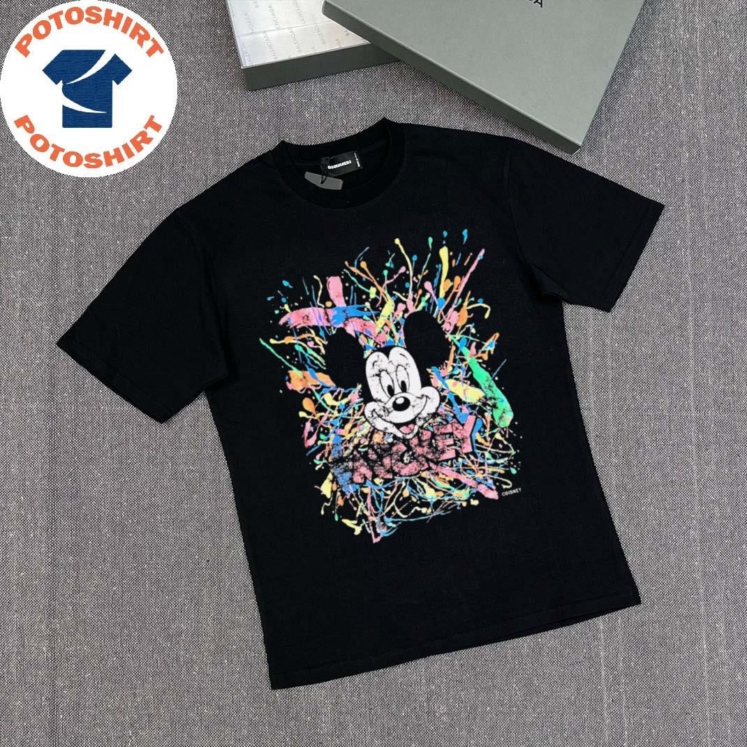 Splatter Paint Mickey Mouse