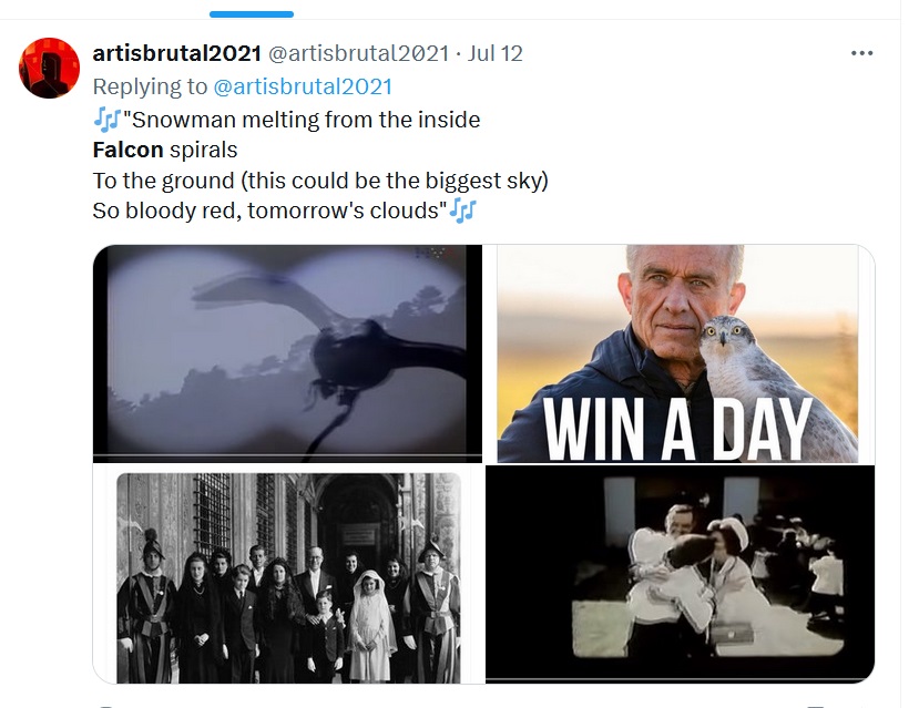 It's a falcon. - Thread from artisbrutal2021 @artisbrutal2021 - Rattibha