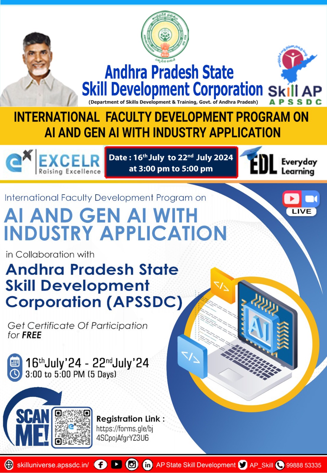 Apssdc Logo Certificate Distribution Program Was Organized For