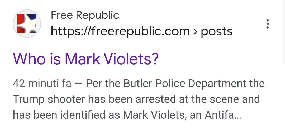 Anoche dispararon a Donald Trump durante un mitin en Pensilvania. Pues ...