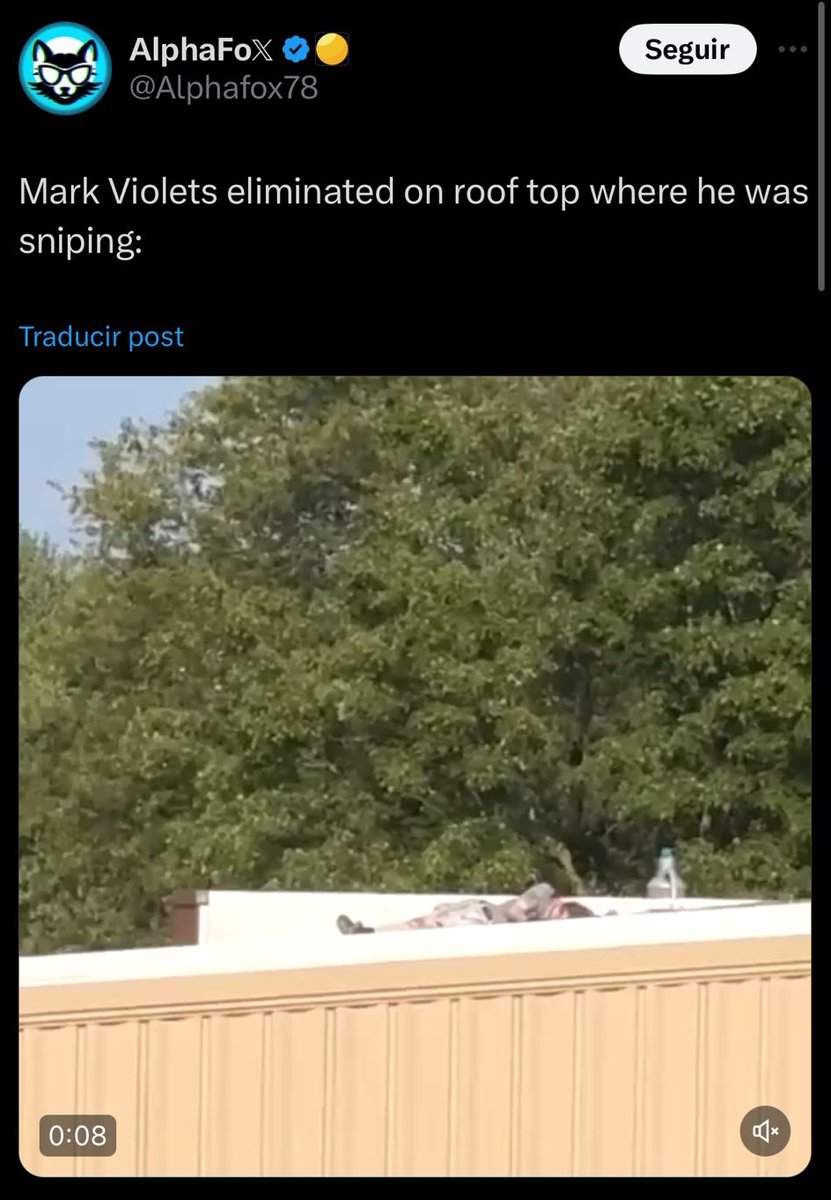 Anoche dispararon a Donald Trump durante un mitin en Pensilvania. Pues ...