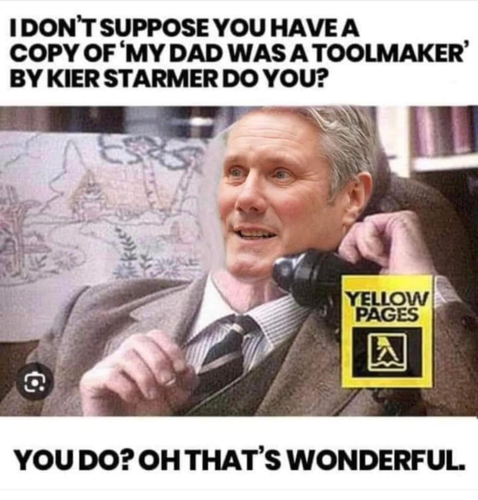 Toolmaker Memes 'Toolmaker TOURETTES!' Keir Starmer SLAMMED Over