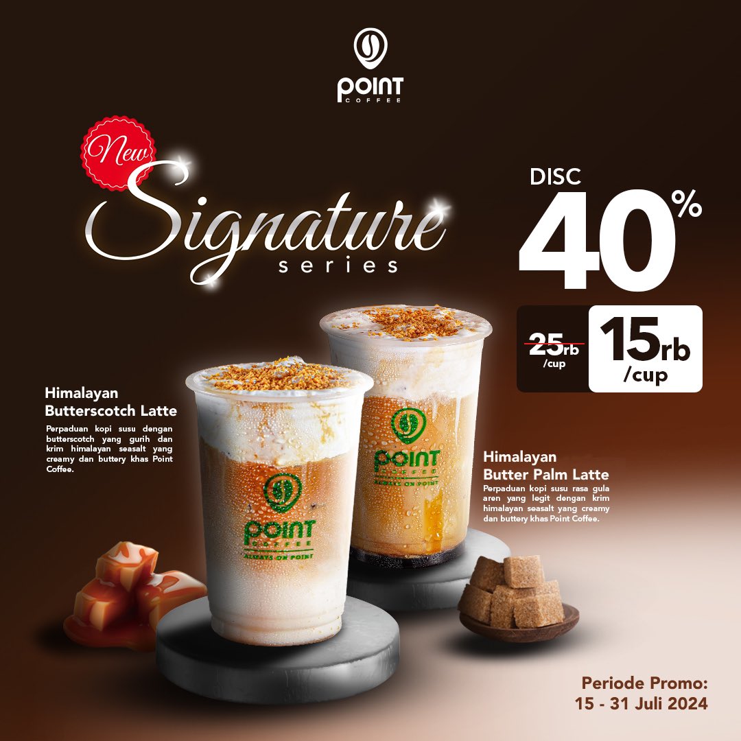 Signature Series by @PointCoffeeID •••••••••••••••• Akhirnya Point ...
