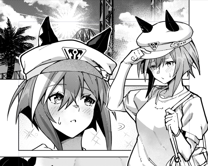 作画カロリーの低い作品を上げようぜ シュ… 」ReON＠C105(日)西けｰ18ab売り子の漫画