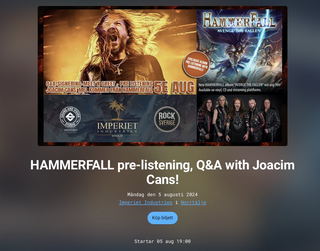 Hammerfall Logo