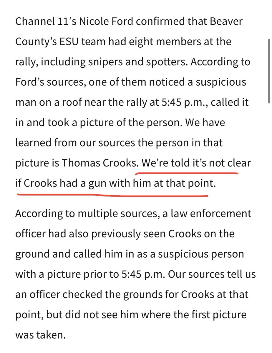 WPXI Pittsburgh has local police sources claiming the Butler ESU sniper ...