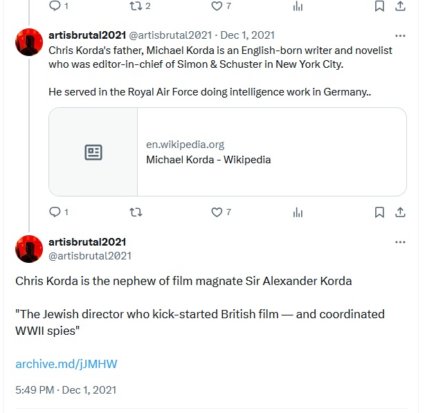 Because of the content in the book that Jane Goodall wrote about her ...